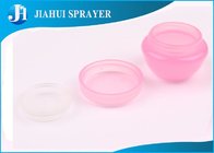 Pink 50ml Stackable Cosmetic Jars , Bulk Cream Travel Containers For Toiletries