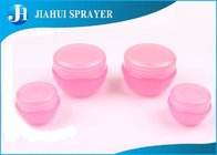 Pink 50ml Stackable Cosmetic Jars , Bulk Cream Travel Containers For Toiletries