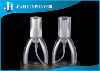White Eco - Friendly Foam Pump Bottle / Slant Shoulder Glass Plastic Soap Pump Bottles