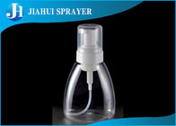 White Eco - Friendly Foam Pump Bottle / Slant Shoulder Glass Plastic Soap Pump Bottles