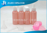 Reusable Mini Cosmetic Travel Bottle Set For Shampoo Lotion , Durable Colorful Body