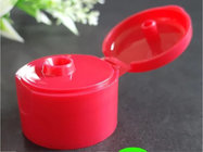 Red Bottle Flip Cap Durable Body / Natural Color Dispensing Caps For Liquid Containers